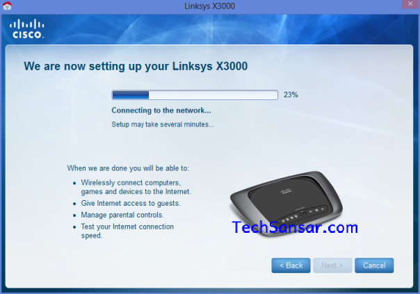 Linksys x3000 Network Setup configuration for NTC ADSL • TechSansar.com